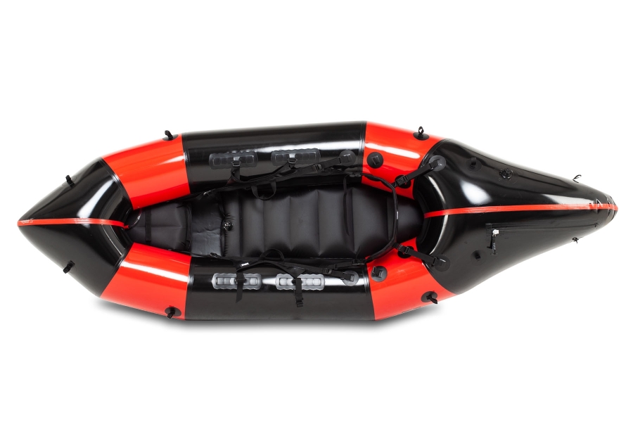 MRS Alligator SB, a self-bailing and sturdy packraft