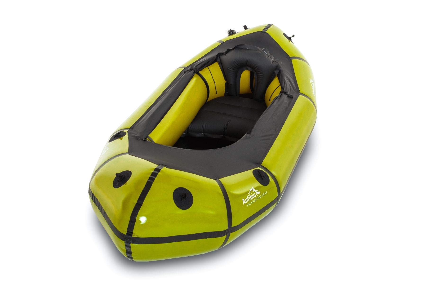 Anfibio Rebel 2K, the light allround packraft with spraydeck