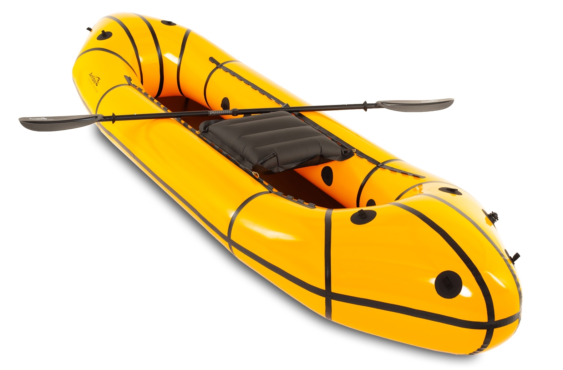 Anfibio Omega C2 (+), the canoe-style packraft for two